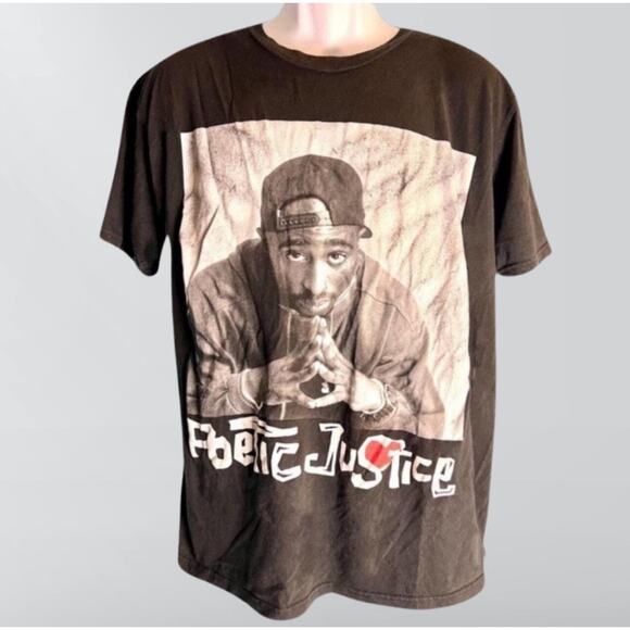 Poetic Justice | Shirts | Poetic Justice Tupac Shakur 2pac Red Heart ...